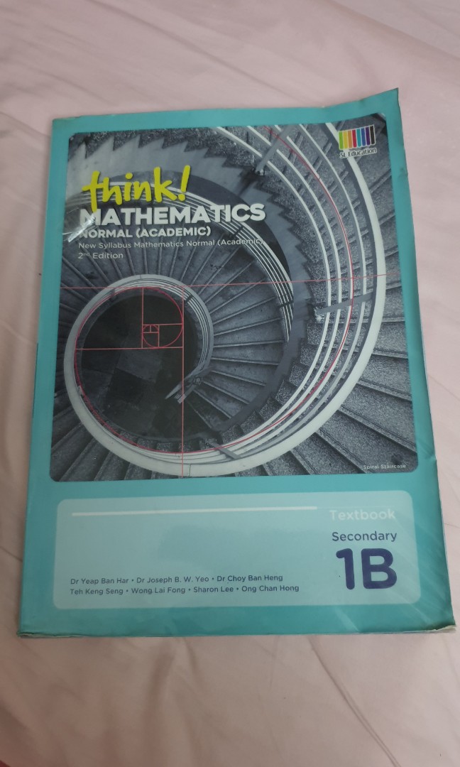 Think Maths sec 1B textbook, Hobbies & Toys, Books & Magazines, Textbooks on Carousell