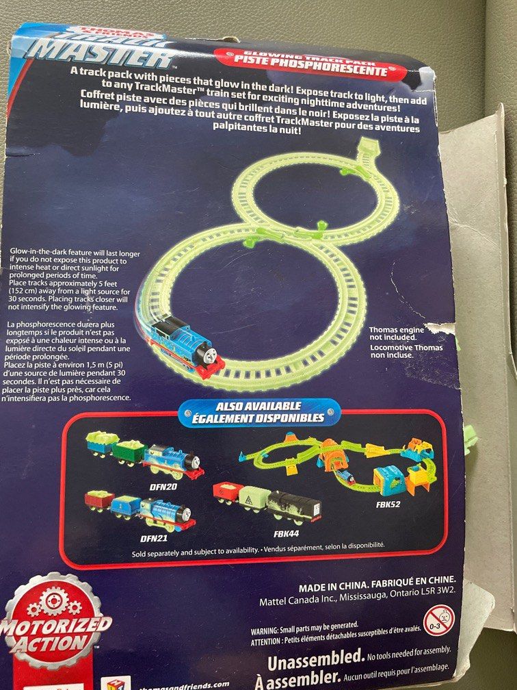 Thomas & Friends Track Master Glow in Dark track - Used, Hobbies & Toys ...