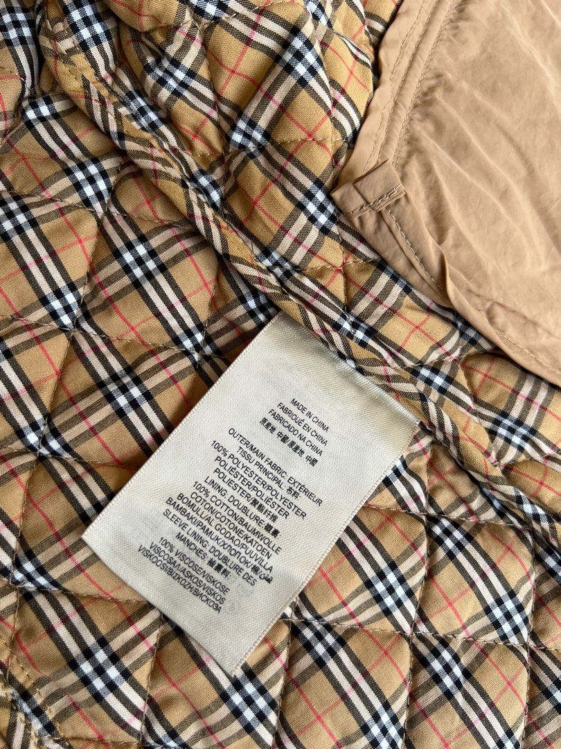 Thomas Burberry Plaid Jacket, Luxury, Apparel on Carousell