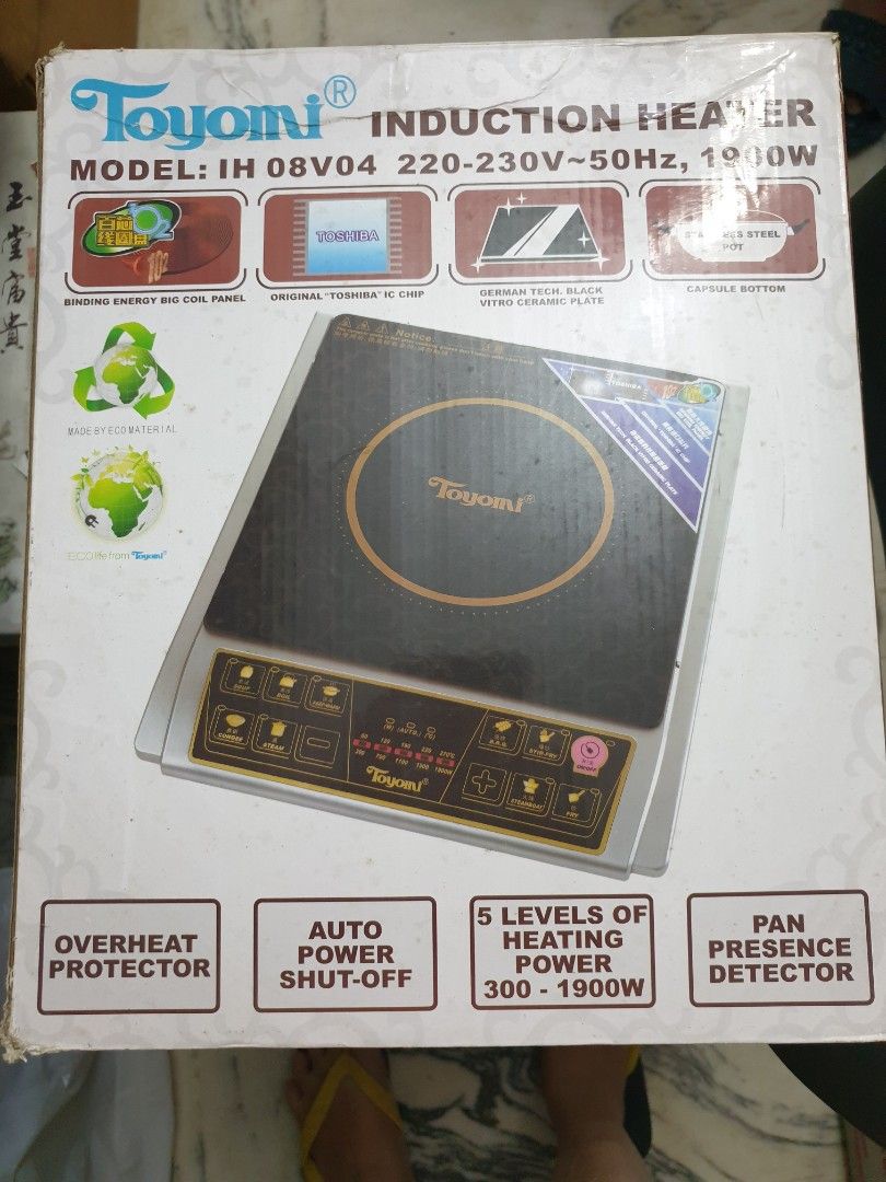 Toyomi Induction cooker, TV & Home Appliances, Kitchen Appliances ...