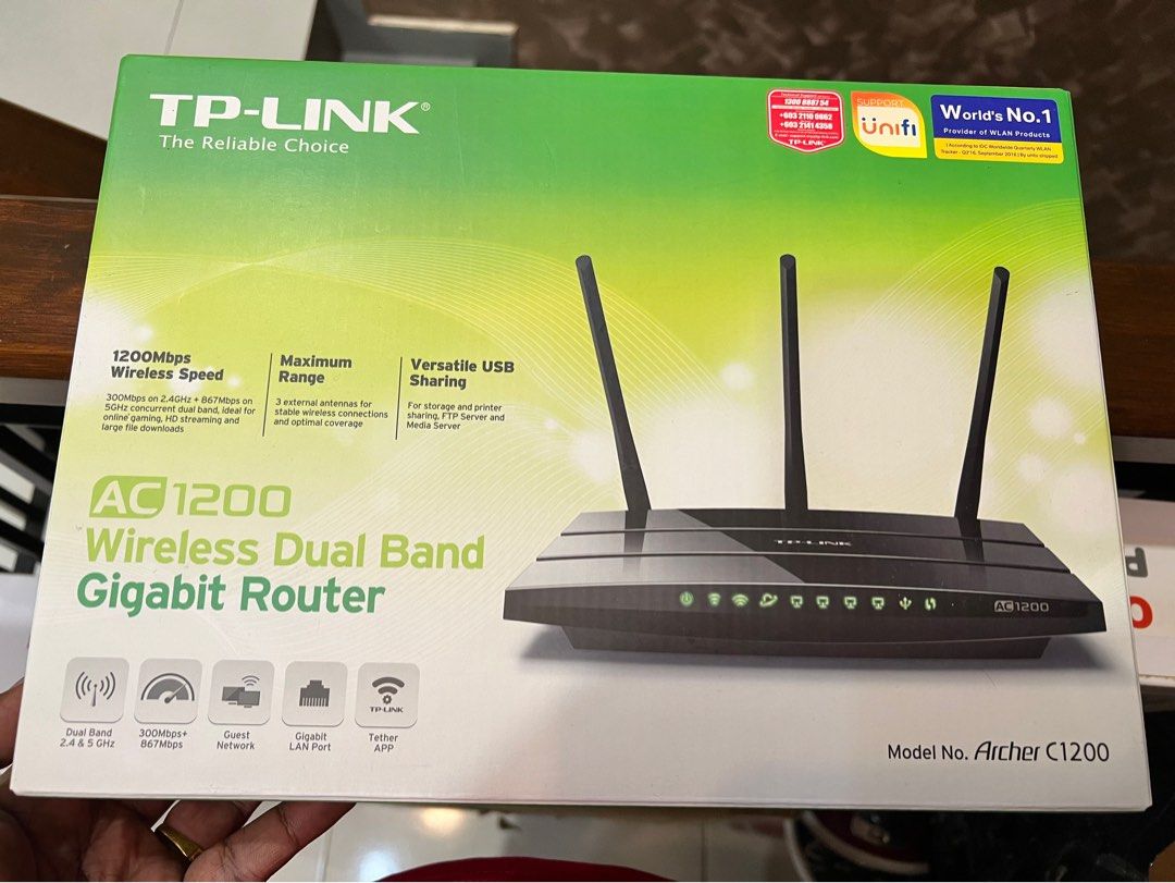 TP Link AC 1200 Wireless Router Official Unifi , Used ,, Computers ...