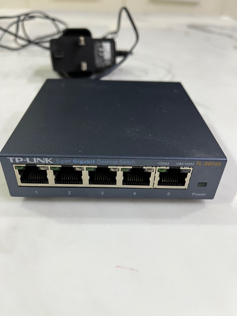 TP-Link 5 port Gigabit Switch (metal casing) - TL-SG105, Computers ...