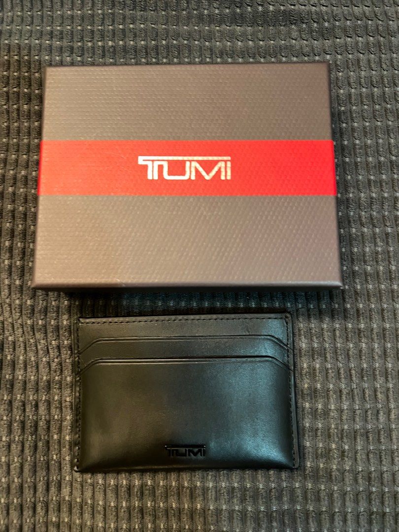 TUMI SLIM CARD CASE, Luxury, Bags & Wallets on Carousell