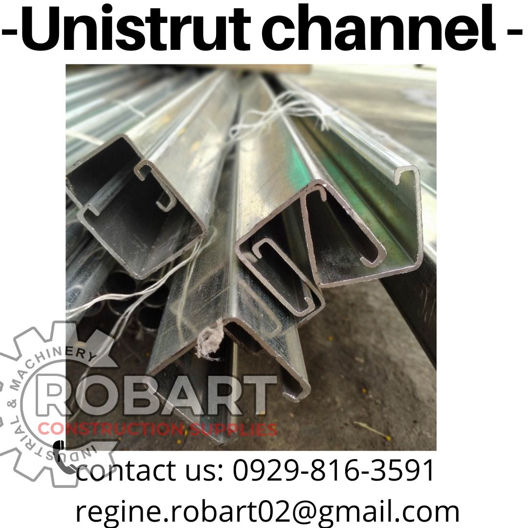 -Unistrut channel -, Commercial & Industrial, Construction Tools & Equipment on Carousell