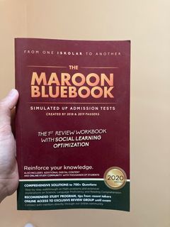 UPCAT Maroon Bluebook 2020 ed., Hobbies & Toys, Books & Magazines ...