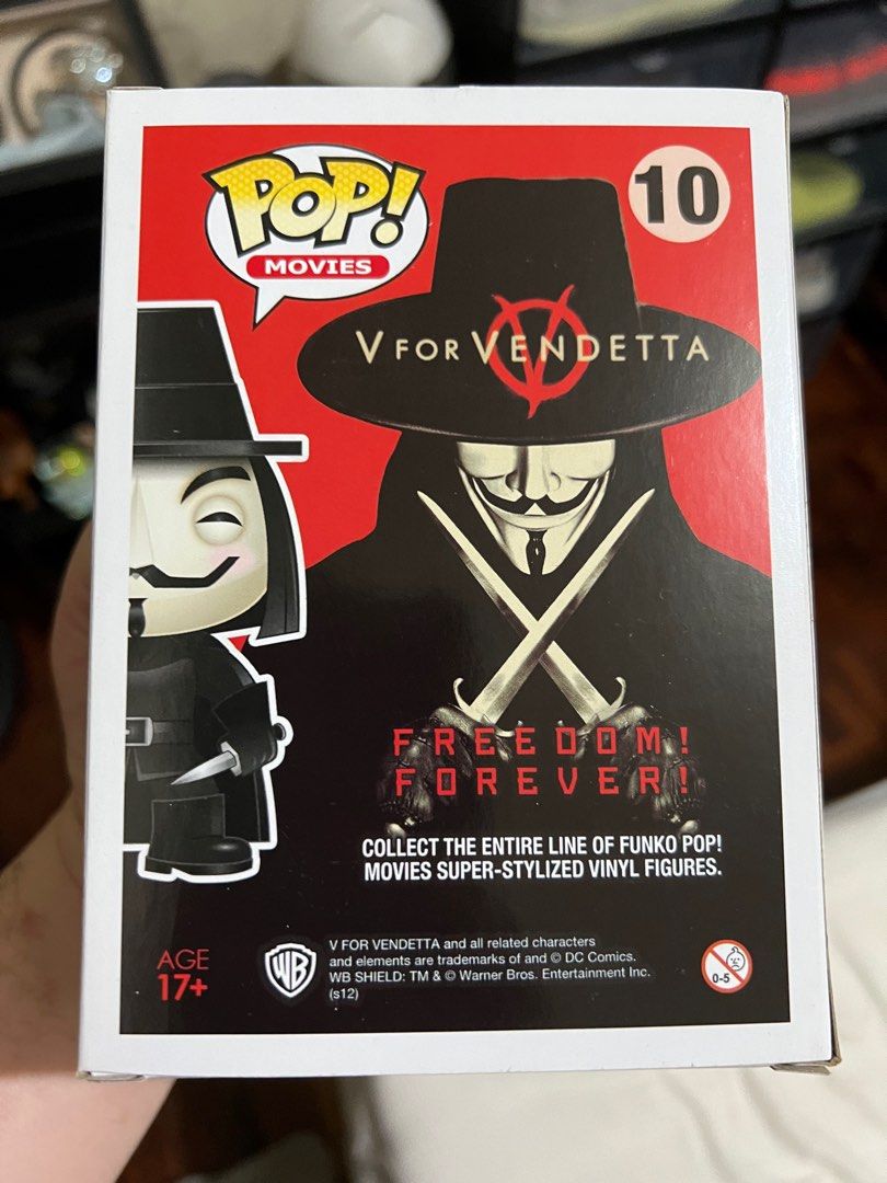 V for Vendetta Funko Pop, Hobbies & Toys, Toys & Games on Carousell