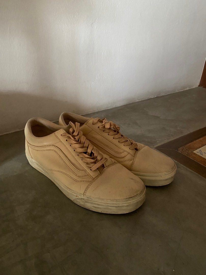 Vans Old Skool Veggie Tan Leather, Men's Fashion, Footwear, Sneakers on ...
