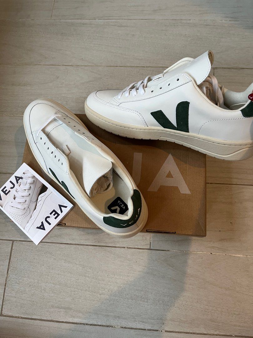 VEJA V-12 Leather Extra White, Men's Fashion, Footwear, Sneakers on ...