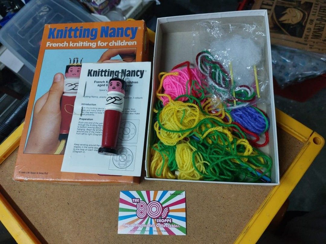 Vintage 1989 Knitting Nancy made in England, Hobbies & Toys, Stationery ...