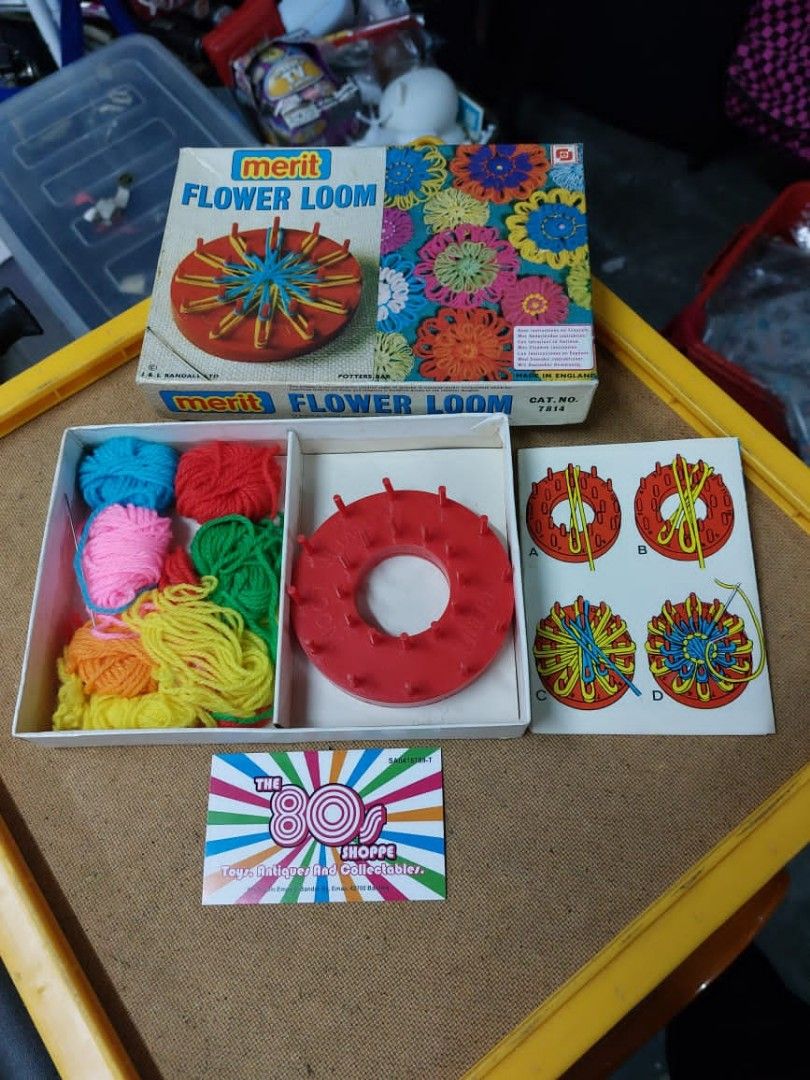 Vintage 80s Merit Flower Loom, Hobbies & Toys, Stationery & Craft ...
