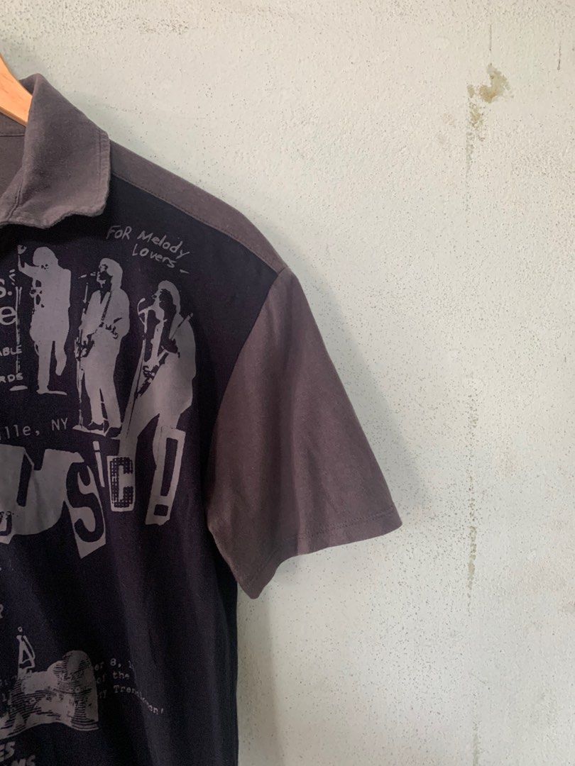 Vintage PPFM Rock Concert Ticket Polo Shirt, Men's Fashion, Tops & Sets ...
