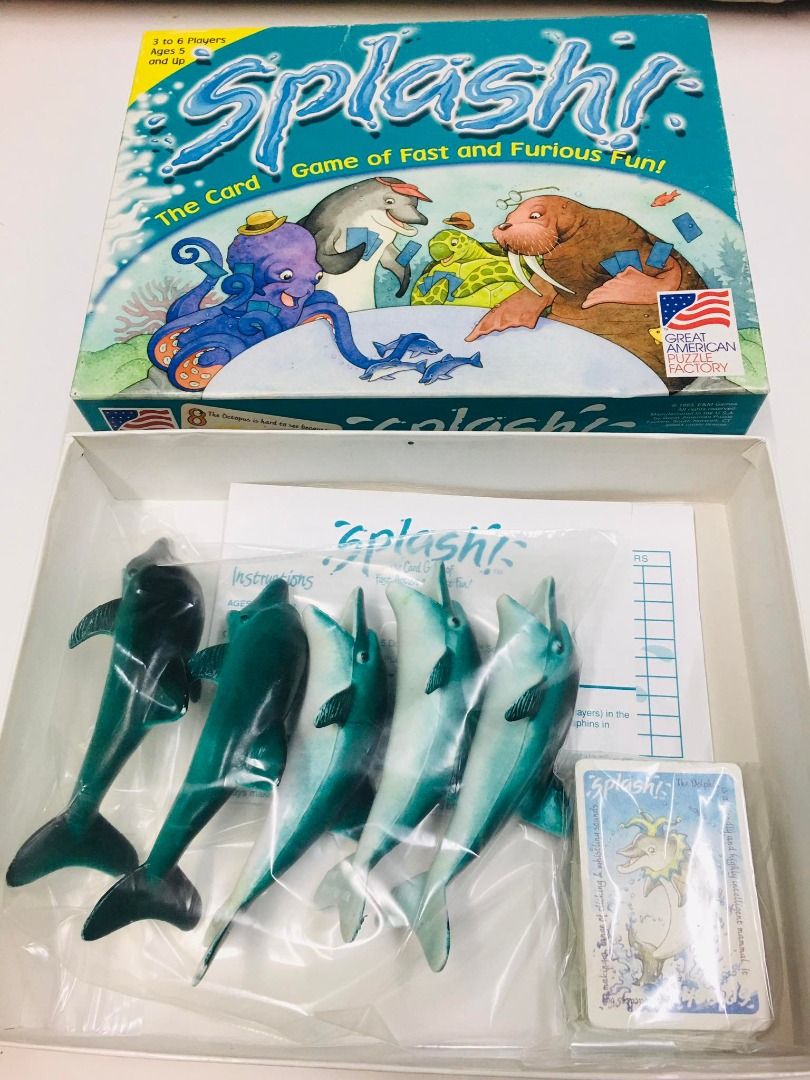 Vintage Splash! Card Game By Great American Puzzle Factory, Hobbies ...