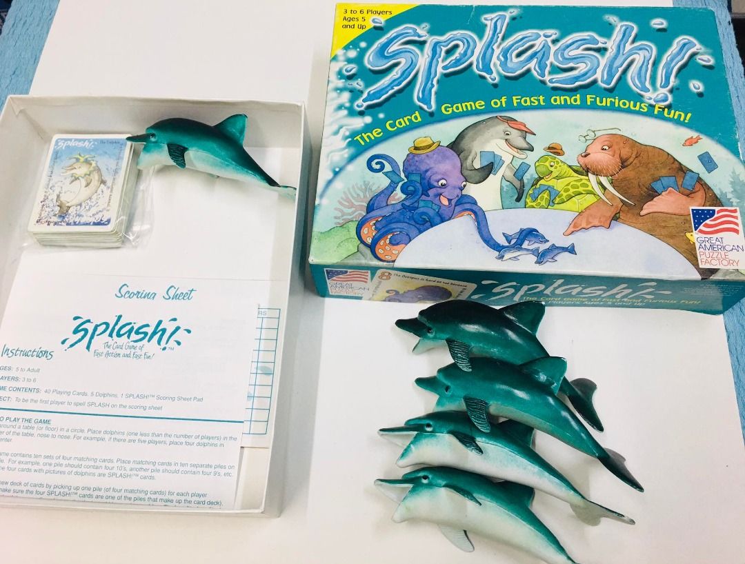 Vintage Splash! Card Game By Great American Puzzle Factory, Hobbies ...