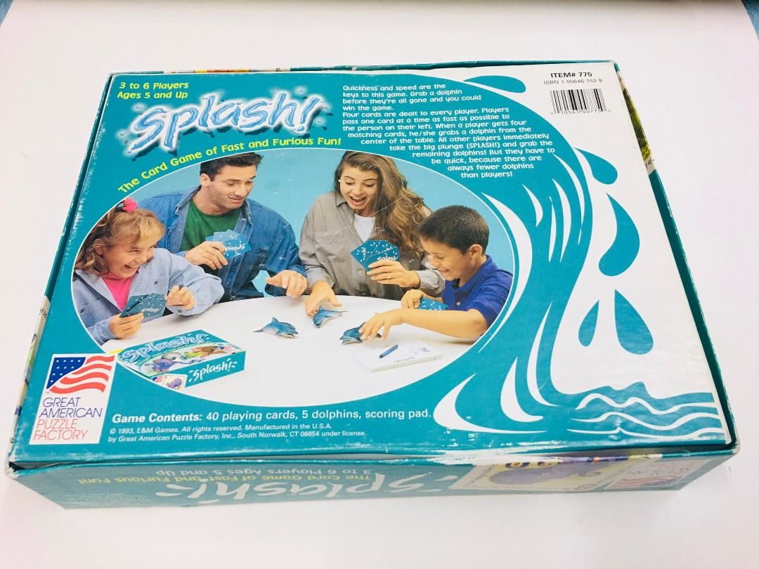Vintage Splash! Card Game By Great American Puzzle Factory, Hobbies ...