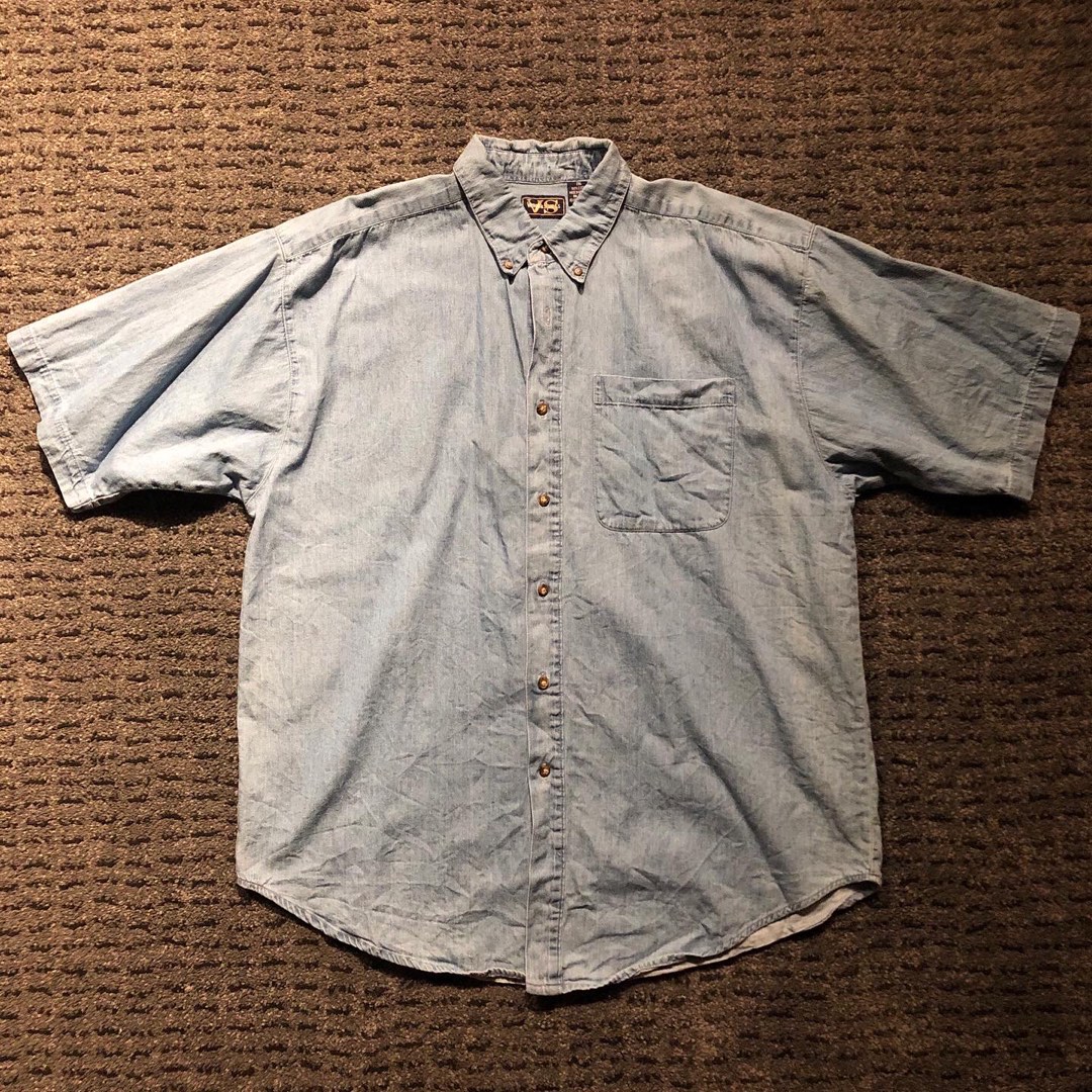 Vintage Venona Sports Button Down Polo Shirt, Men's Fashion, Tops ...