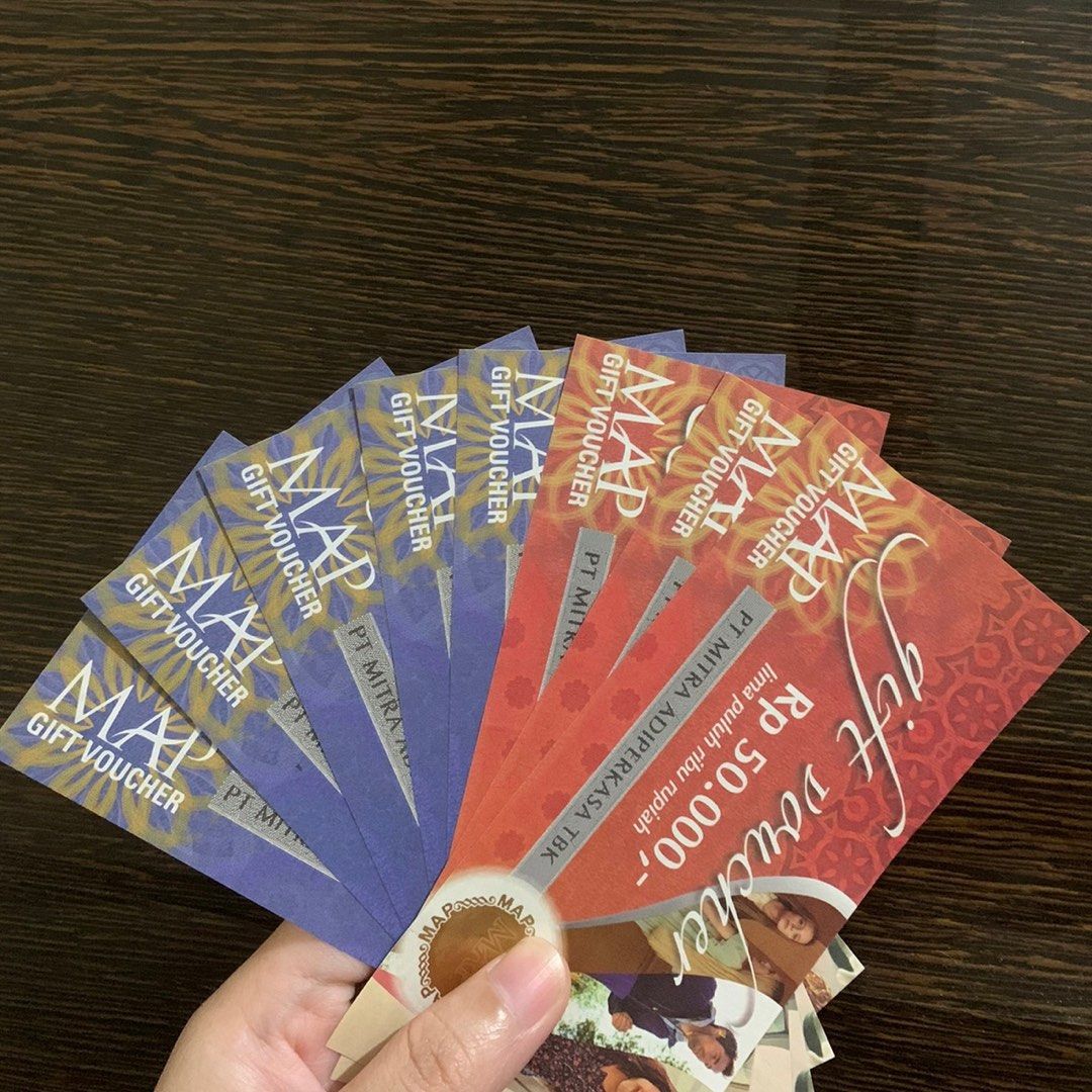 Voucher MAP 1.550.000, Tickets & Vouchers, Gift Cards & Vouchers on ...