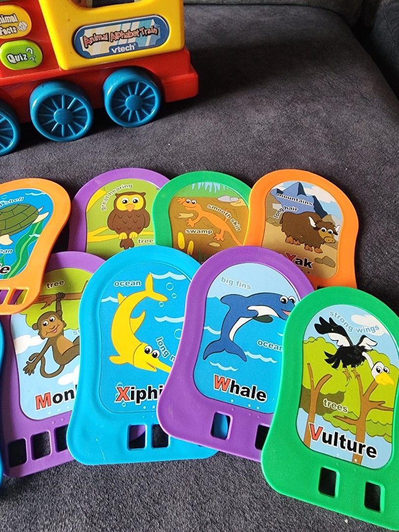 Vtech animal alphabet train educational toy with light and sound ...