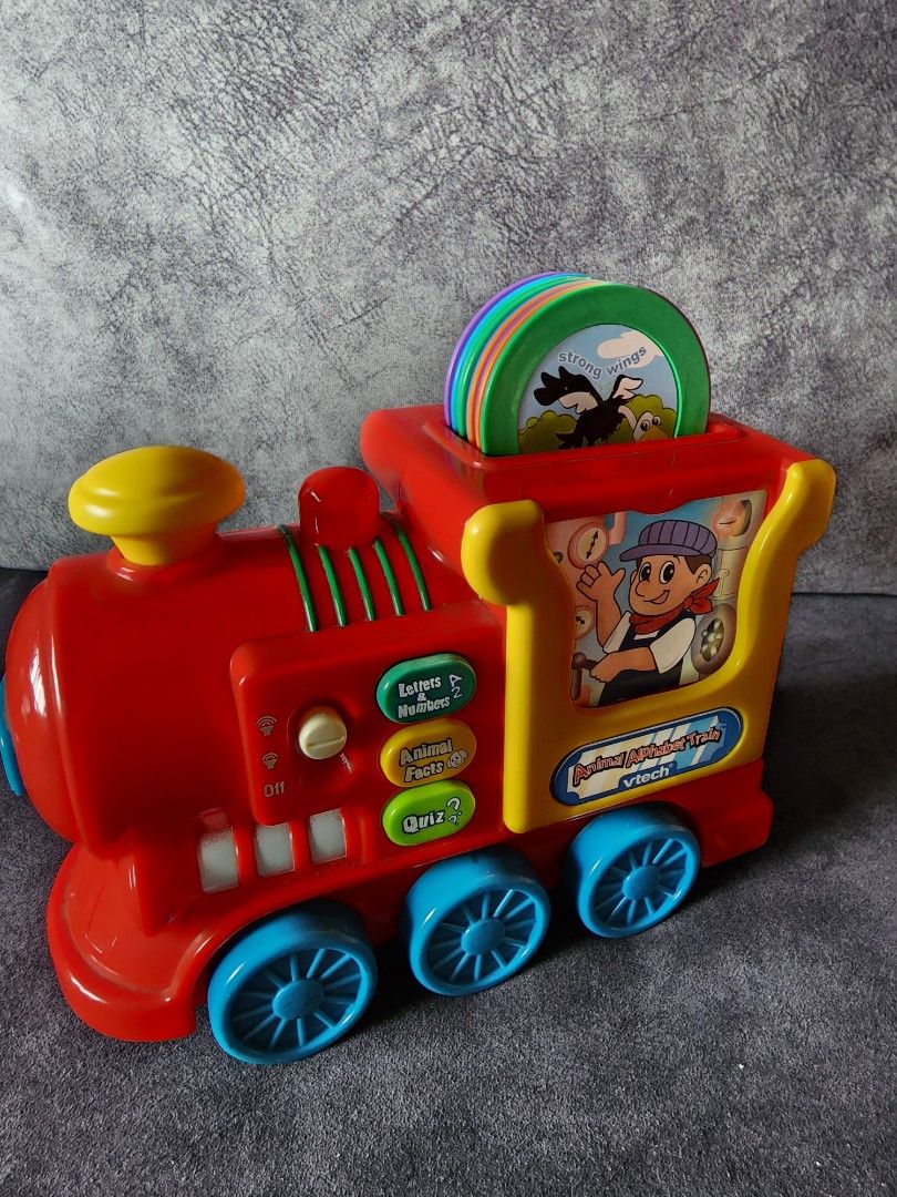 Vtech animal alphabet train educational toy with light and sound ...
