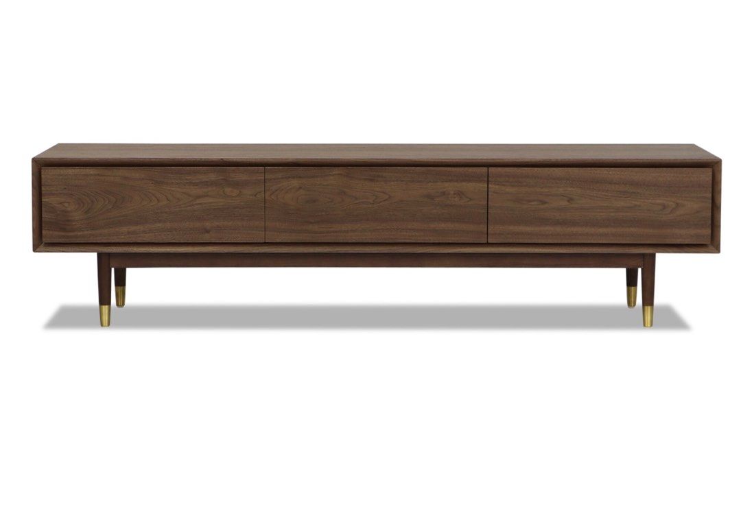 Walnut TV Console, Furniture & Home Living, Furniture, TV Consoles on ...