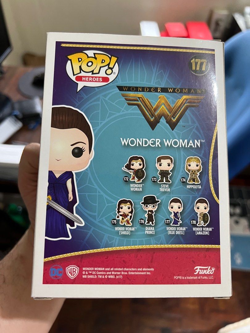 Wonder Woman 177 Blue Dress Target Funko Pop, Hobbies & Toys, Toys ...