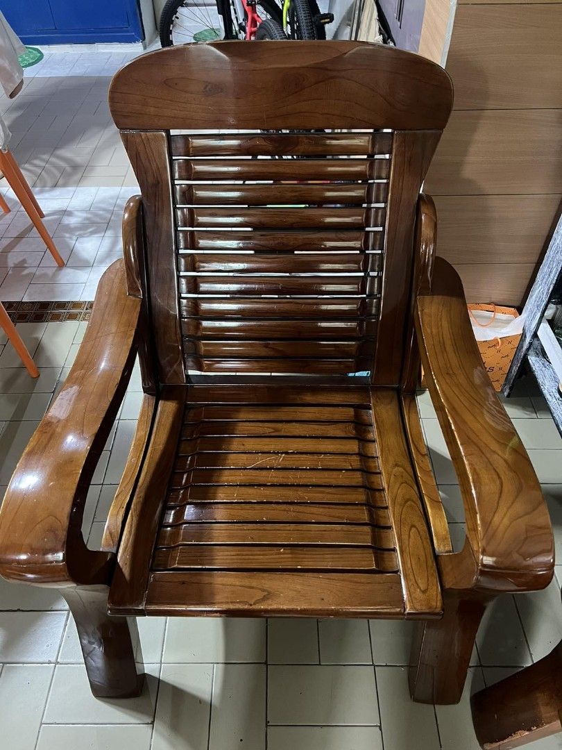 Wood Sala Set, Furniture & Home Living, Furniture, Sofas on Carousell