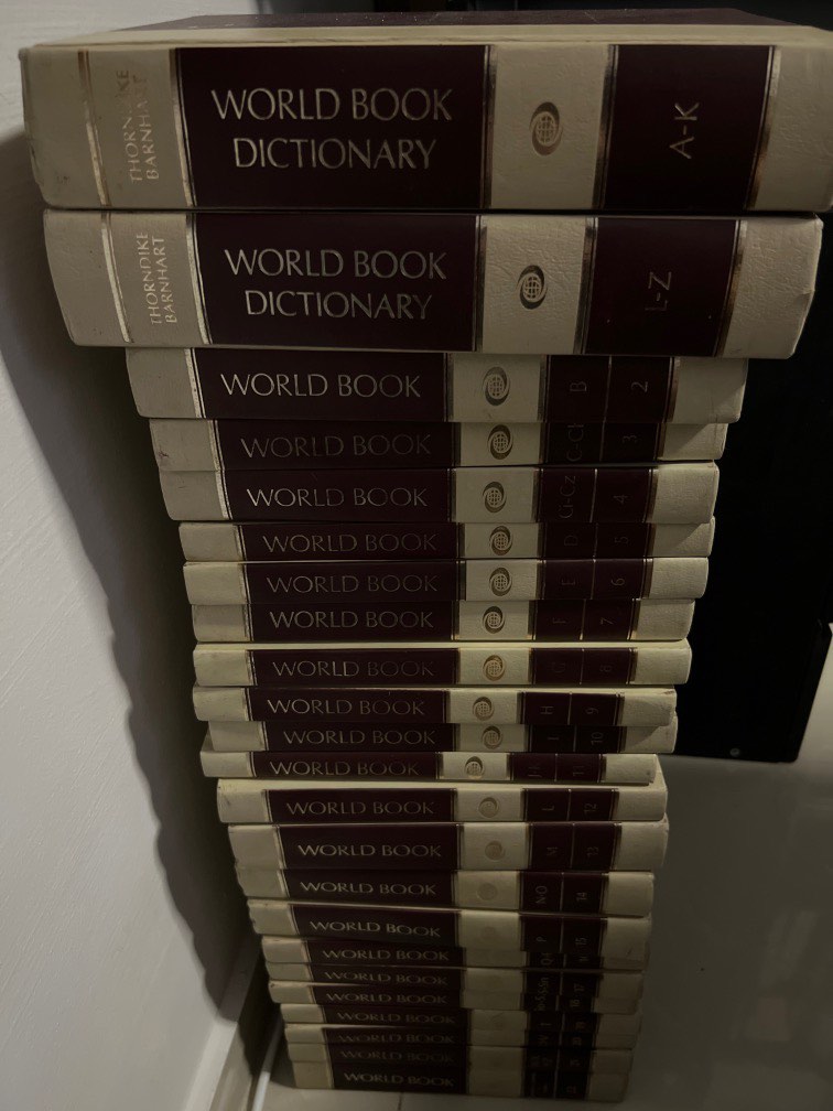 World Book Encyclopaedia 1987 Series, Hobbies & Toys, Books & Magazines ...