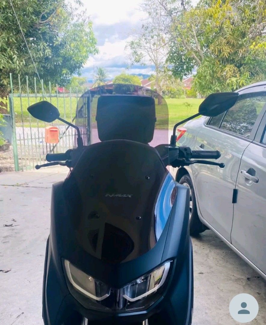 Yamaha nmax v2 visor windshield, Motorbikes on Carousell