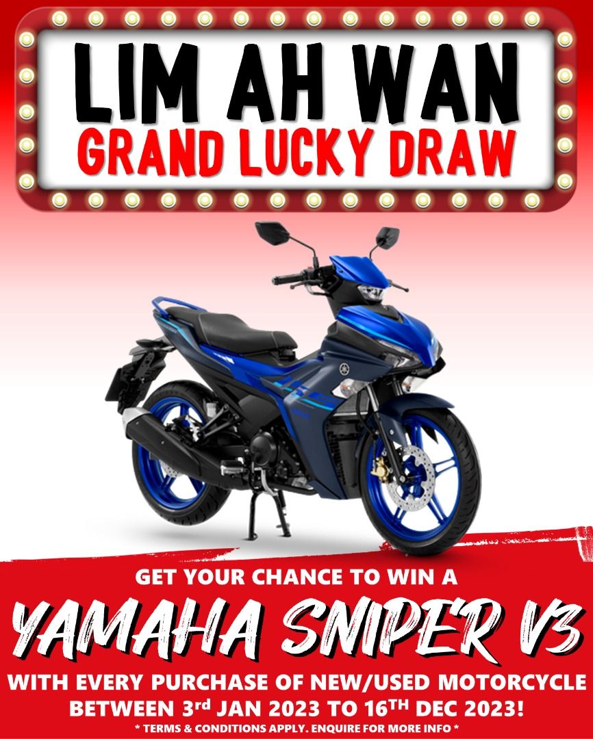 YAMAHA SNIPER V3, Motorcycles, Motorcycles for Sale, Class 2B on Carousell