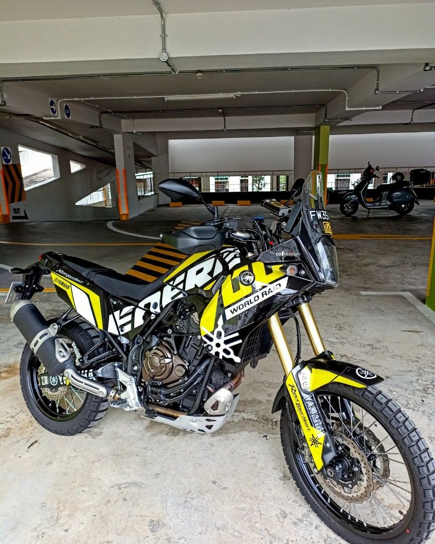 Yamaha Tenere 700 Decal Kit + Installation, Motorcycles, Motorcycle ...