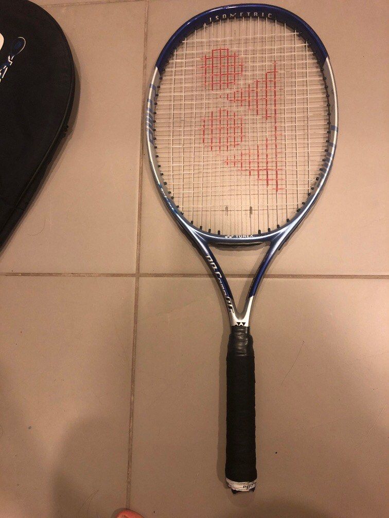 Yonex Isometric Tennis Racket RQ Comp 06 4 1/4 grip size, Sports Equipment, Sports & Games ...