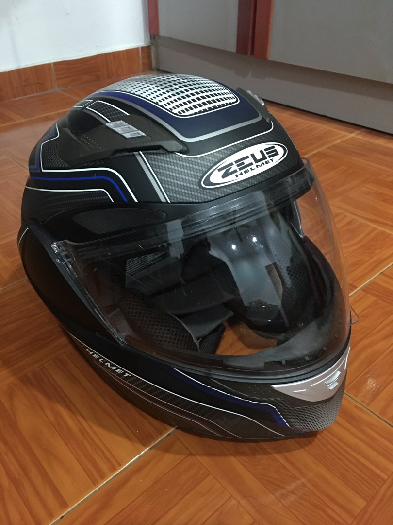Zeus Full Face Helmet, Auto Accessories on Carousell