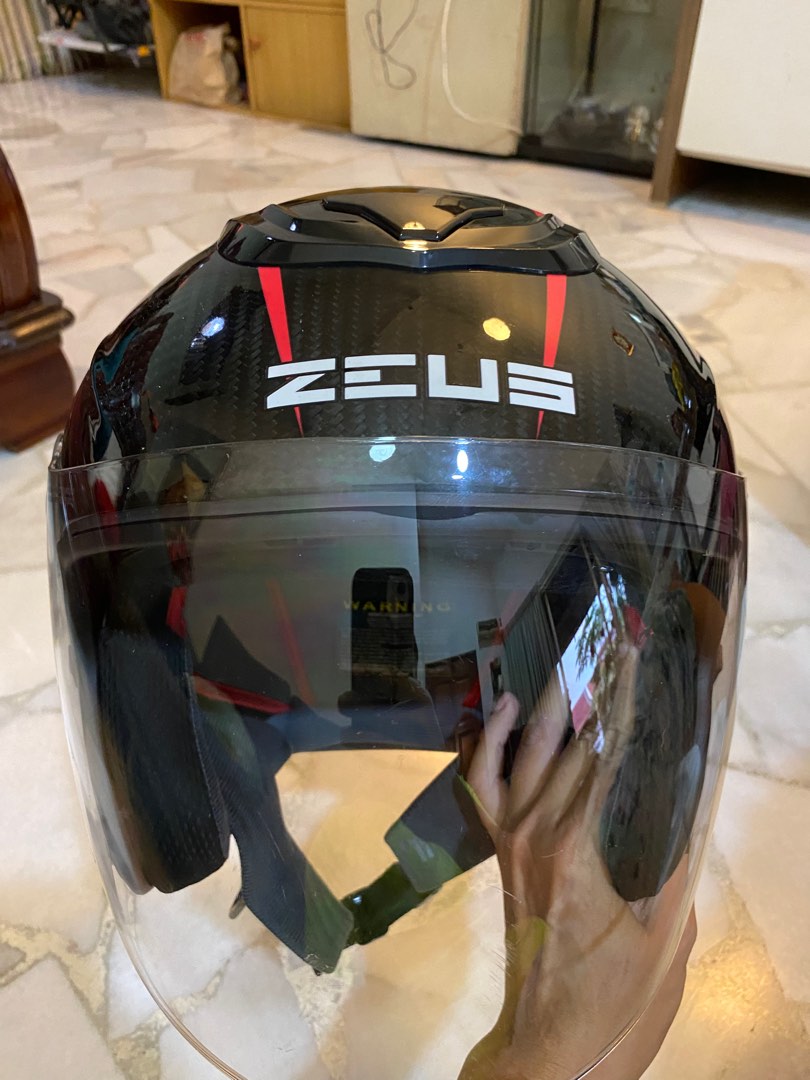 Zeus motorbike helmet, Auto Accessories on Carousell