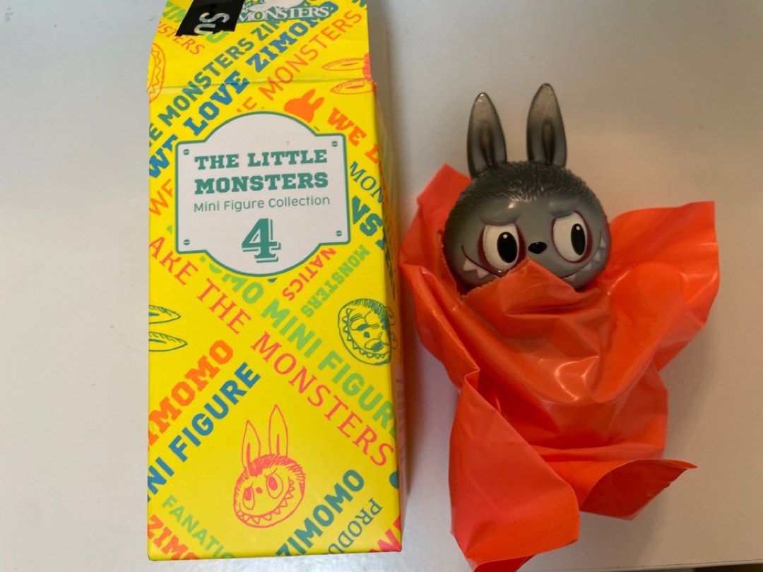 Zimomo The little monsters mini figure collection 4 labubu, 興趣及遊戲, 玩具 ...