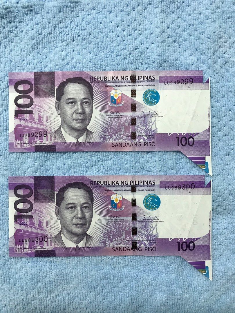 100 Piso Philippines New Generation Currency, Hobbies & Toys ...