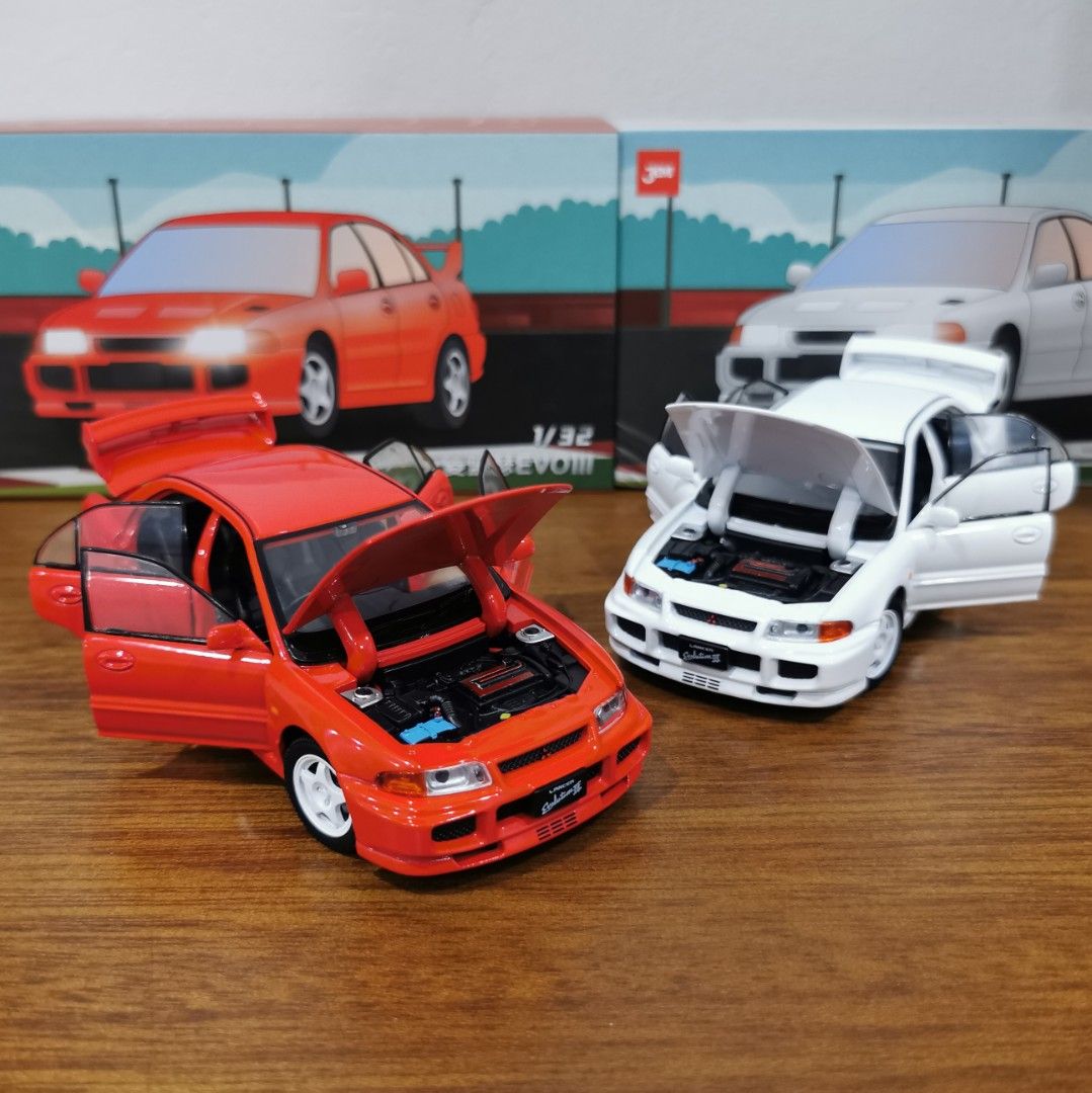 1/32 Mitsubishi Lancer Evolution 3 III Diecast Scale Model Toy Car ...
