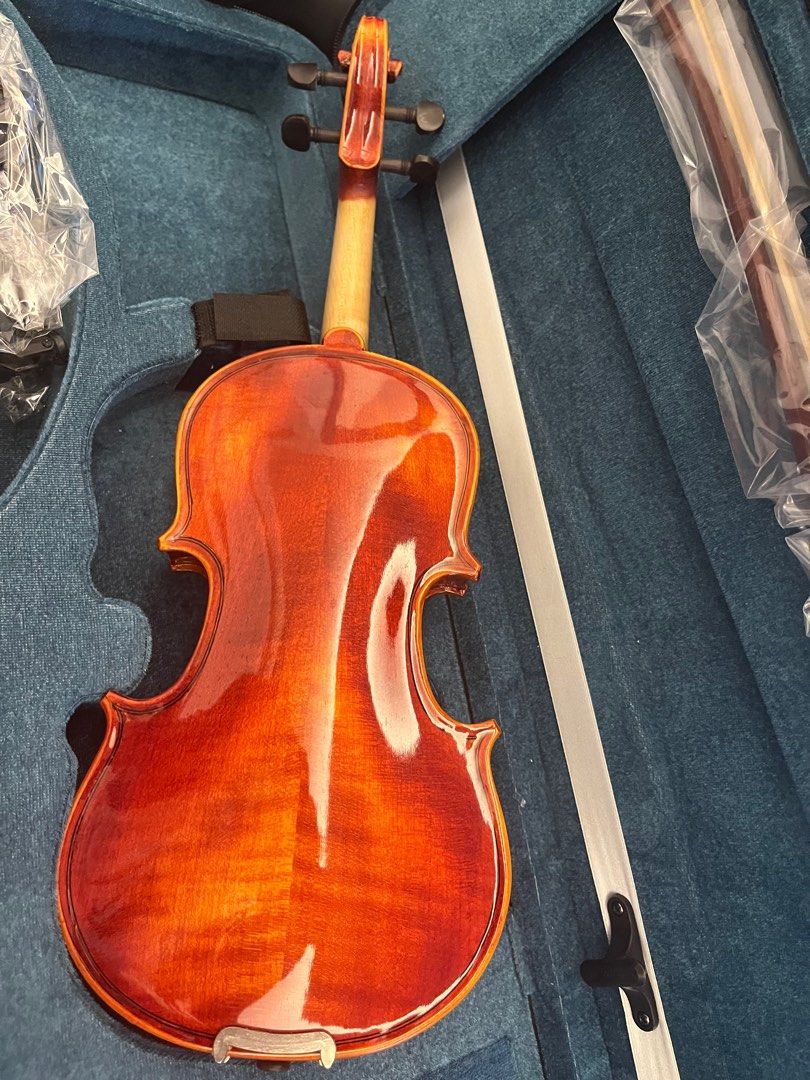 1/4 gloss violin handmade with maple markings, Hobbies & Toys, Music ...