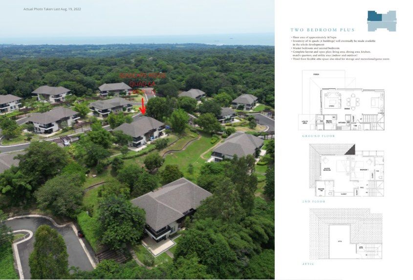 167 SQM. 2BR Seascape Ridge at Anvaya Cove, Morong Bataan with Beach ...