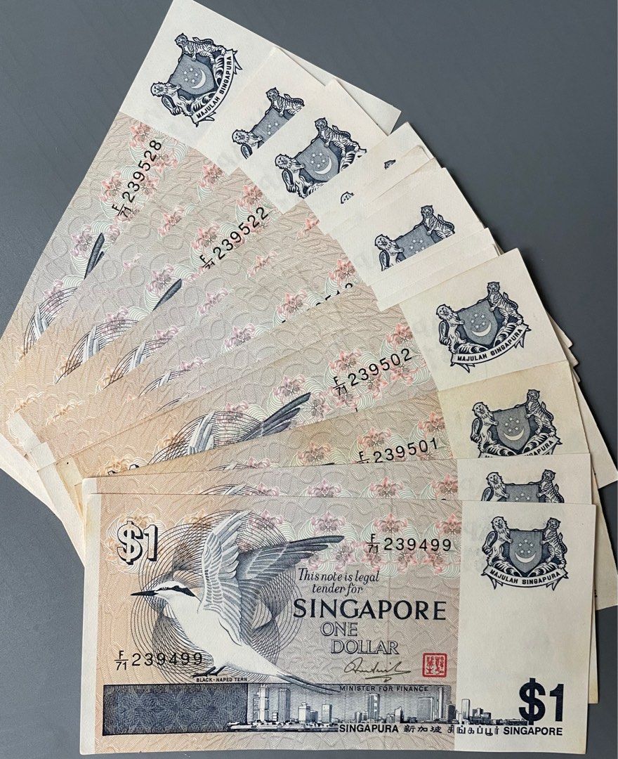 $1 x 30pcs SGD Currency (bird series), Hobbies & Toys, Memorabilia ...