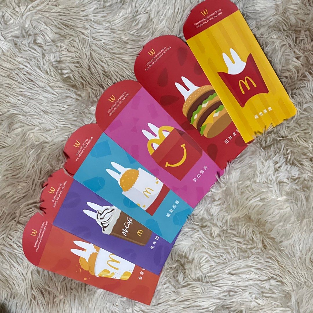 2023 McDonald Red Packet Hong Bao, Hobbies & Toys, Stationery & Craft ...