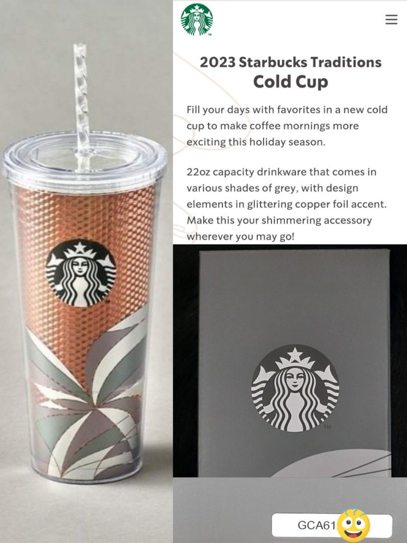 2023 Starbucks Traditions Collection: Cold Cup, Furniture & Home Living, Kitchenware & Tableware ...