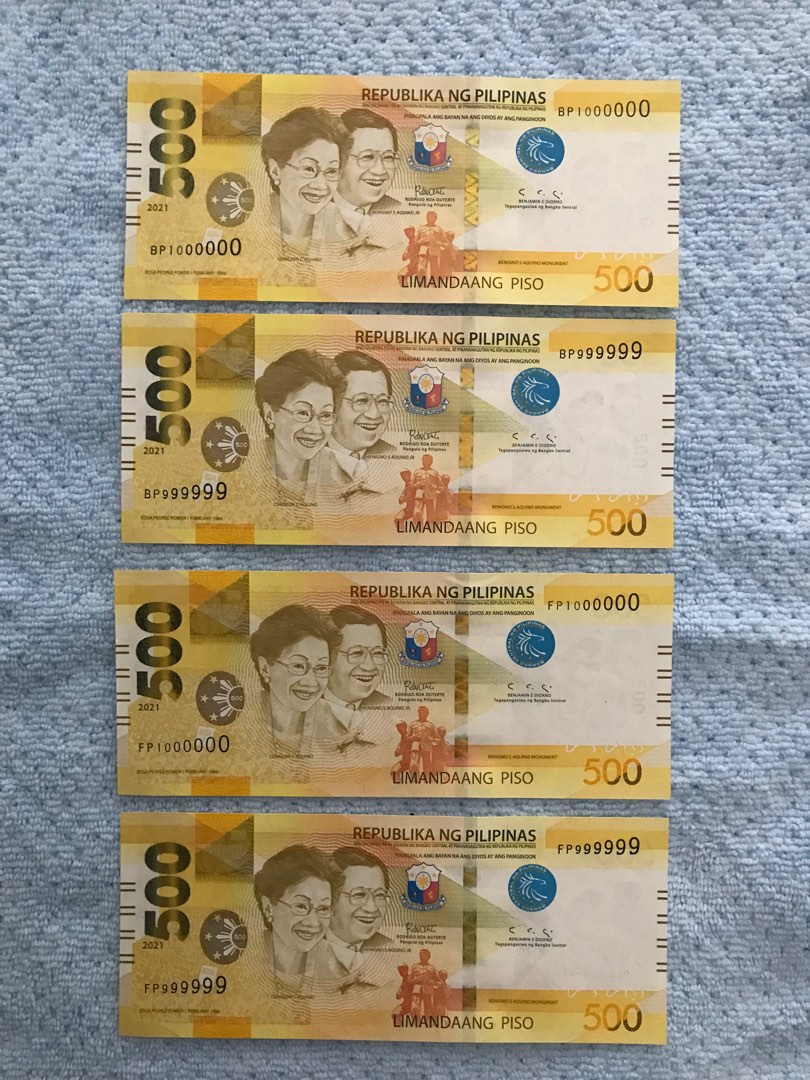 500 piso New Generation Currency Consecutive Serial, Hobbies & Toys ...
