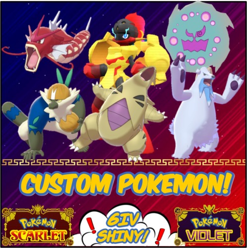 6IV Custom Shiny - Pokemon Scarlet & Violet, Video Gaming, Video Games ...