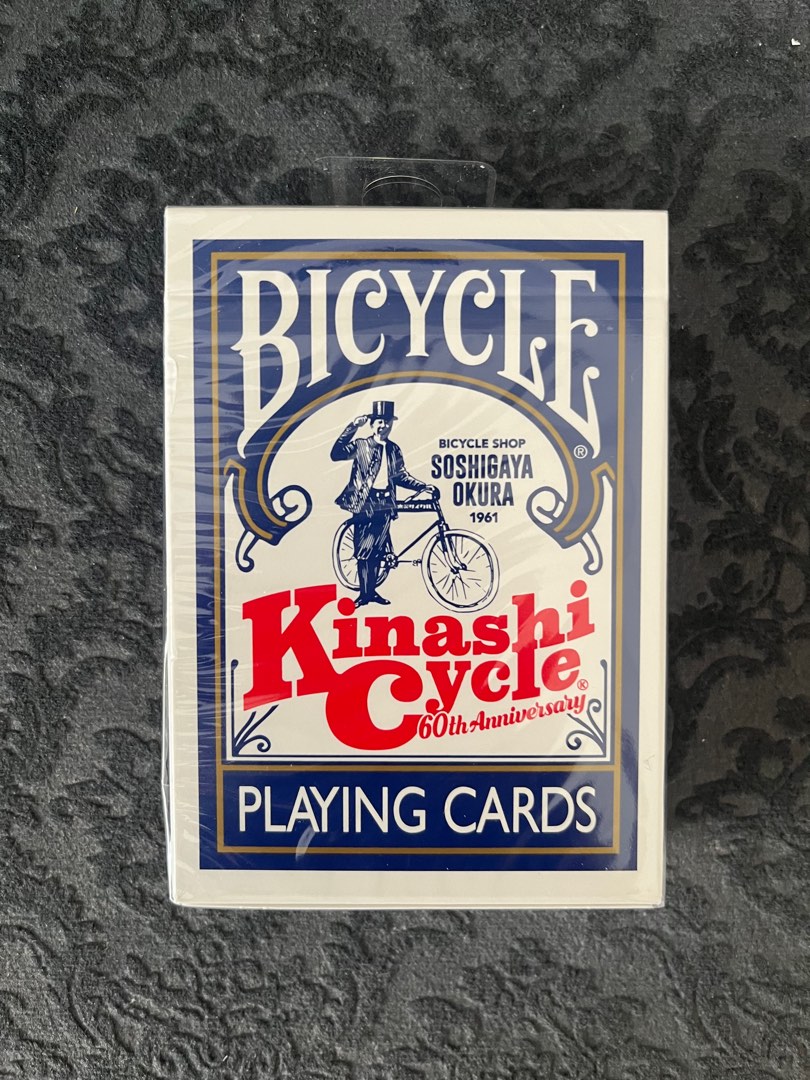 (日本限定牌) Kinashi Cycle 60th Anniversary Playing Cards, 六十週年啤牌, 興趣及遊戲, 玩具 ...