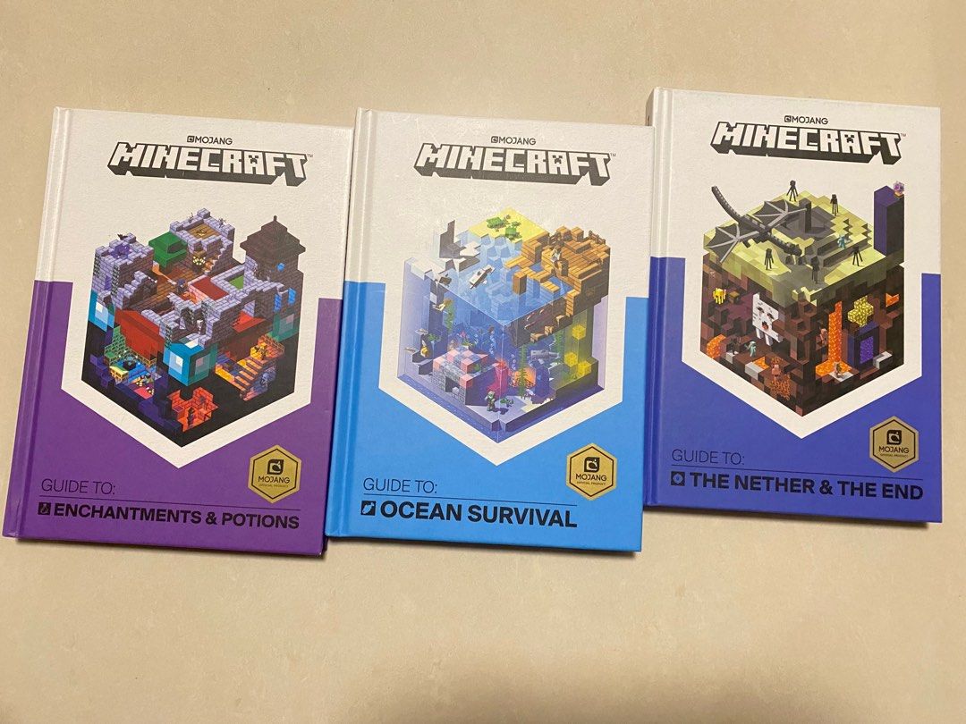 全新 Minecraft guide book ocean, 興趣及遊戲, 書本 & 文具, 小說 & 故事書 - Carousell