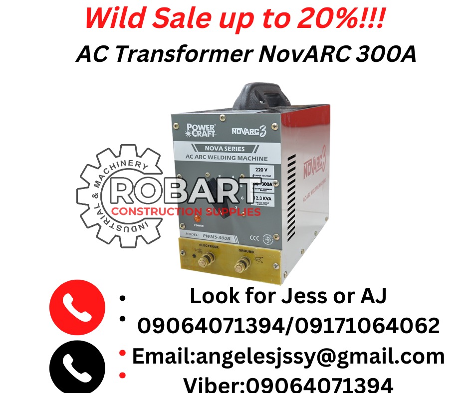 AC Transformer Nov ARC 300A, Commercial & Industrial, Construction ...