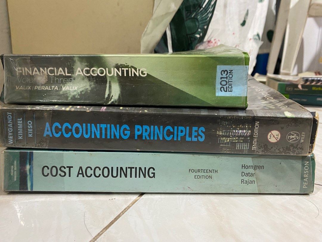 Accounting College Books - Financial, Cost and Accounting Principles ...