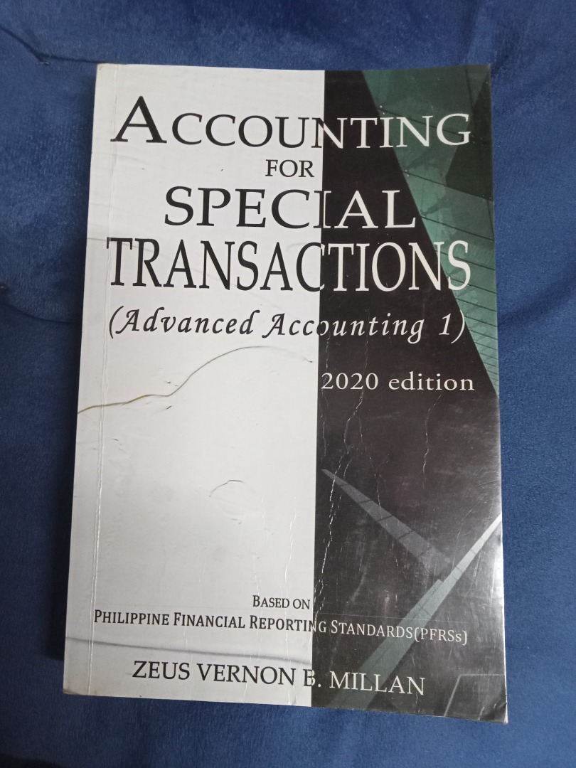 Accounting for Special Transactions (Millan 2020 edition), Hobbies & Toys, Books & Magazines ...