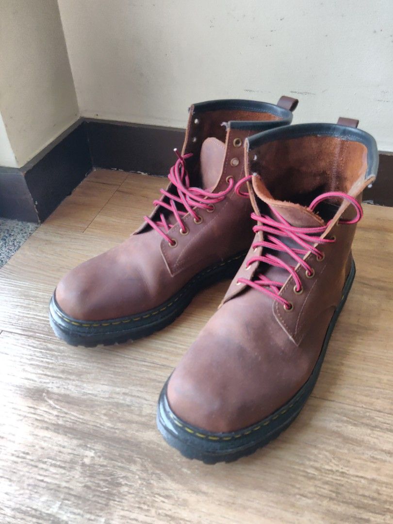 Achilles heels leather boots, Men's Fashion, Footwear, Boots on Carousell