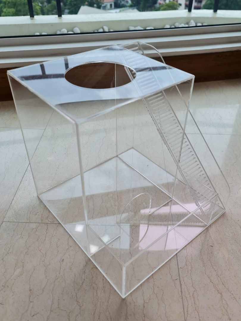 Acrylic Hamster Digging Barrowing Box, Pet Supplies, Homes & Other Pet ...