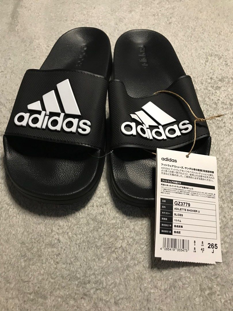 Adidas shower slides, Men's Fashion, Footwear, Slippers & Slides on ...